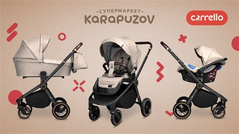 Коляски Carrello (Каррелло) 2 в 1 ᐈ Epica(Эпика) и Vista (Виста)