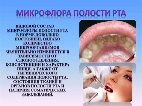 Микрофлора полости рта. Микробиология - презентация онлайн