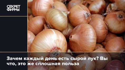 Зачем каждый день есть сырой лук? Вы что, это же сплошная польза ...