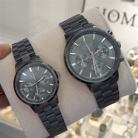 ساعت ست کرست 6709g تمام مشکی