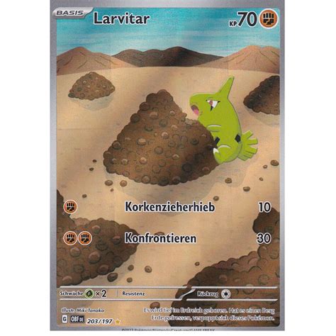 Larvitar – OBF 203/197 Art Rare – Deutsch – HolonCardshop