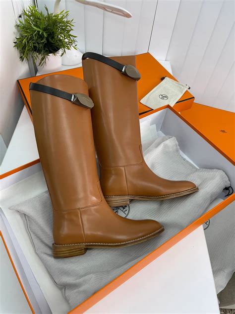 Купить сапоги Hermes LUX-78936 - цена в интернет-магазине в Москве