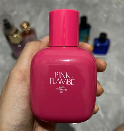 Zara Pink Flambe EDT 90ml, Kesehatan & Kecantikan, Parfum, Kuku ...