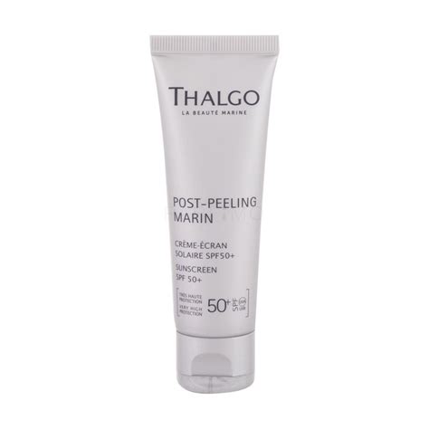 Thalgo Post-Peeling Marin Sunscreen SPF50+ Pentru ten pentru femei 50 ...