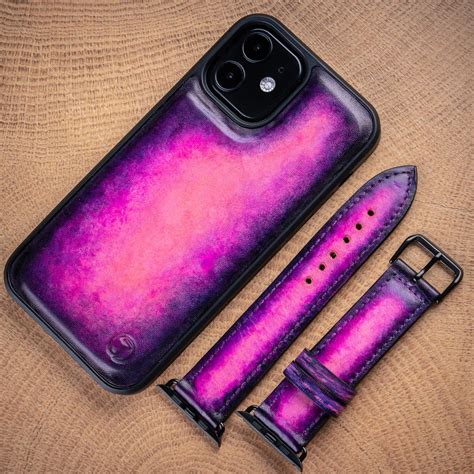 ᐉ Чехол бампер из натуральной кожи Exclusive для iPhone 14 Pro ручная ...