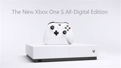 Xbox One S All-Digital Edition - Reveal Trailer - YouTube