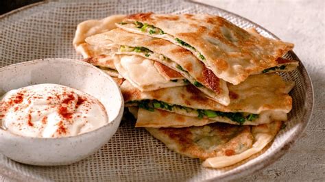 Bolani filled with garden vegetables | SBS The Cook Up with Adam Liaw