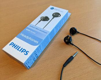 Review: Günstige Kopfhörer Philips 1000 Series Earbud TAUE100/UE100BK ...