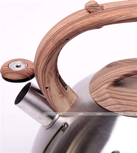 Чайник Kamille Whistling Kettle 5л из нержавеющей стали со свистком по ...