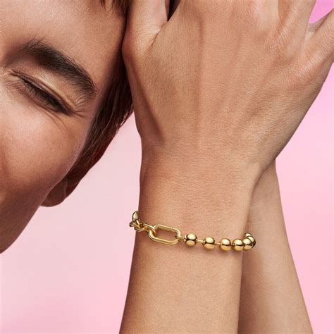 Pandora ME Metallperlen & Gliederkettenarmband | Pandora