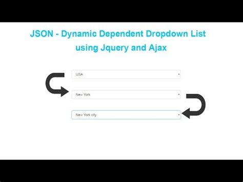 JSON - Dynamic Dependent Select Box using Jquery and Ajax | Webslesson