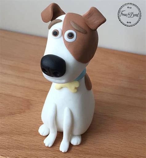 Secret Life of Pets – Max Tutorial – Frau fon Dant | Fondant figuren ...