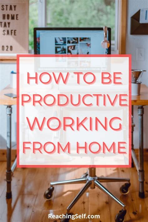 How to Be Productive Working From Home | Productivity, Self improvement, Self help