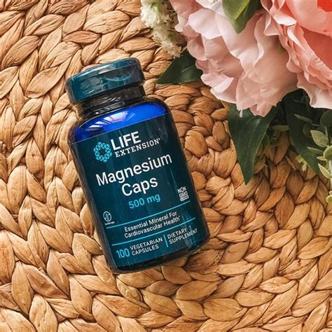 Magnesium Caps, 500 mg, Life Extension, 100 capsule