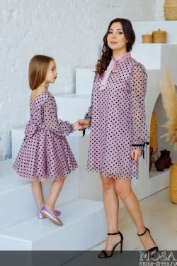 Одинаковая одежда для мамы и дочки Family Look купить оптом недорого в ...