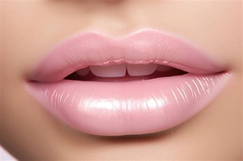 Premium AI Image | Beautiful and rosy feminine lips