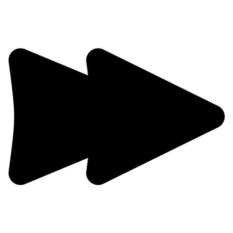 Fast Forward Button Vector SVG Icon - SVG Repo