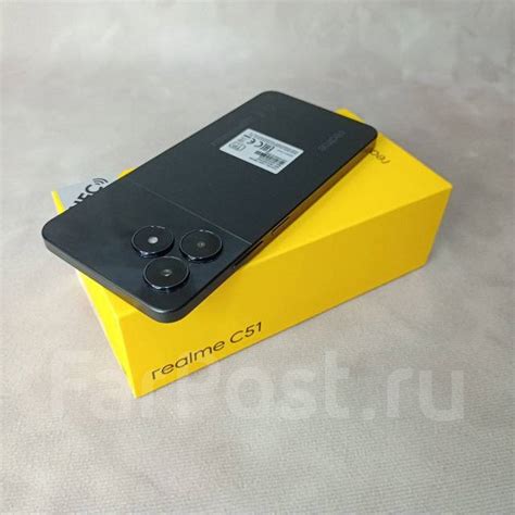 Realme C51 4ГБ+128ГБ Чёрный! Ростест! NFC! +ВТНаушники, 6.74", моноблок ...