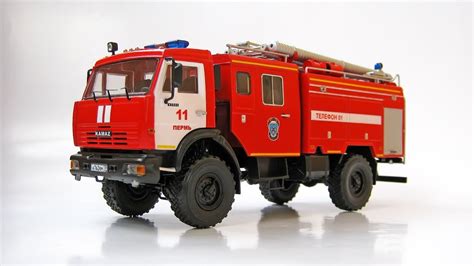 Собранная модель - КАМАЗ АЦ-3-40 (AVD Models) - YouTube