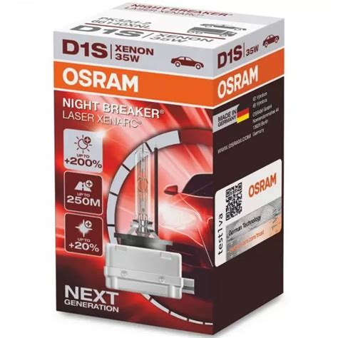 OSRAM Xenarc Night Breaker Laser D1S Bulb (Single) | PowerBulbs UK