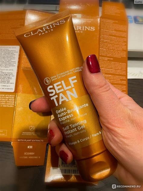 Автозагар Clarins Self Tanning Instant Gel - «Без желтизны и разводов ...