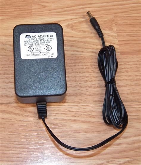 Yong Hong (YHAD-48-120850U) 12V 850mA 32W 60Hz AC Adapter Power Supply ...