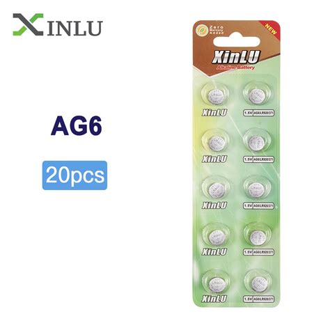 20pcs AG6 371 SR920SW LR920 SR927 171 370 L921 LR69 SR920 1.55V Button ...