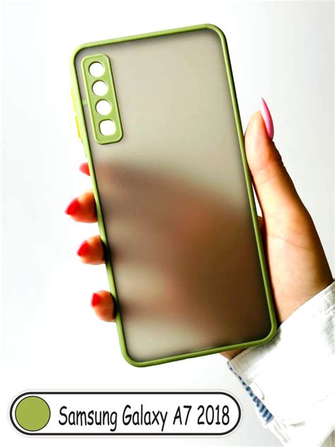 Samsung Galaxy A7 2018 (Самсунг А7 2018) матовый пластиковый чехол ...