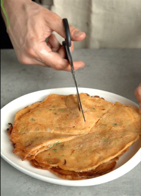 Панкейки с кимчи