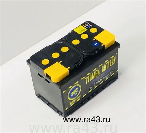 Аккумулятор 6ст-75 L Standart п.п.
