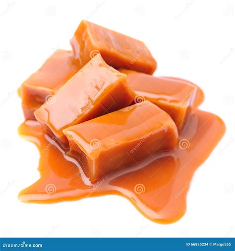 Karmel Cukierki I Karmel Polewa Zdjęcie Stock - Obraz złożonej z ...