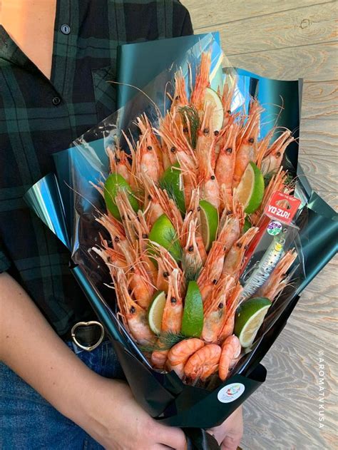 Букет из креветок 🦐 | Flower box gift, Flower room decor, Diy ...