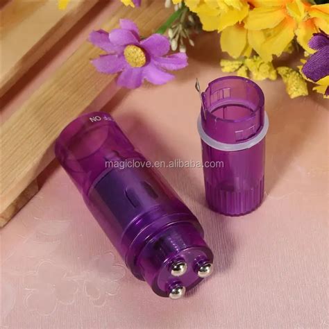 1pcs 4 Interchangeable Tips Waterproof Massager Pocket Rocket Bullet ...