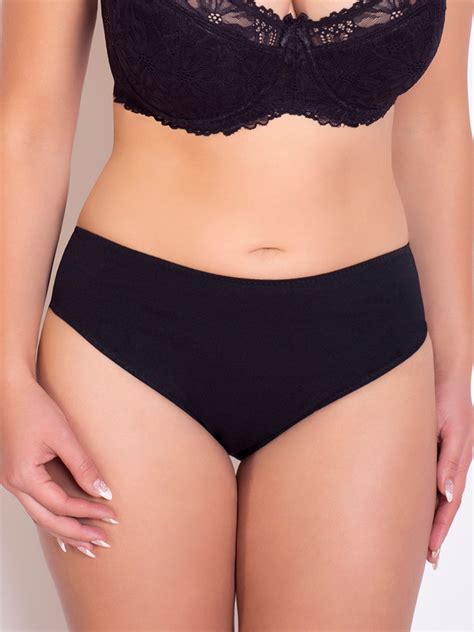 Купить черные женские трусы из микрофибры Valmira 29431