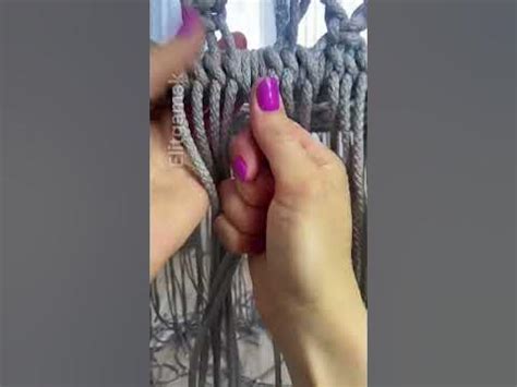 Фрагмент из популярного мастер-класса подвесное кресло на двух кольцах ...