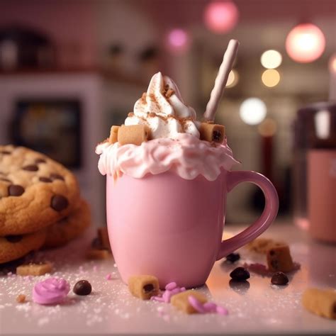 Premium AI Image | Sweet Salty Bliss Caramel Cappuccino Delight in a ...