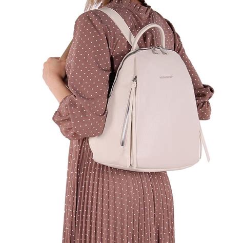 Рюкзак женский David Jones 6026CM beige | Классические рюкзаки. Рюкзаки ...