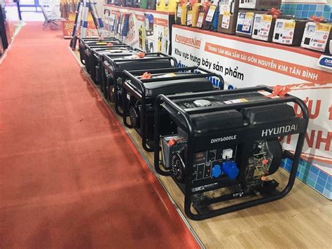 Máy phát điện chạy dầu 5kw Hyundai DHY-6000LE - Máy Phát Điện Hyundai ...