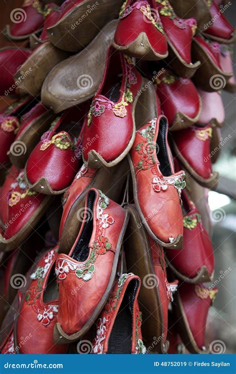 Traditional Turkish Shoes stock image. Image of slipper - 48752019