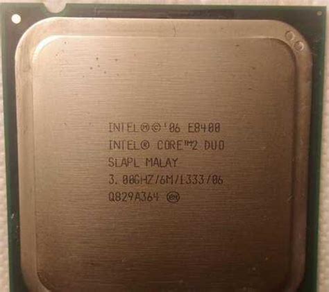 Процессор Intel Core 2 Duo E8400 Москва | Комьютерные аксессуары и ...