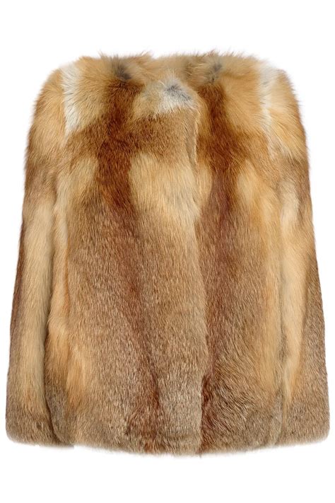 Шуба из меха лисы Fur_avenue 598177003 цены в Москве, купить одежду ...