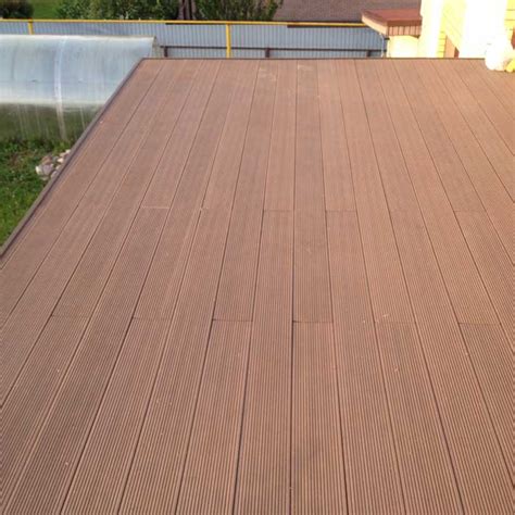 Террасная доска из ДПК на кровле фото - Самара Deckson
