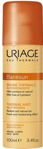 Uriage Bariésun Self-Tanning Thermal Mist ingredients (Explained)