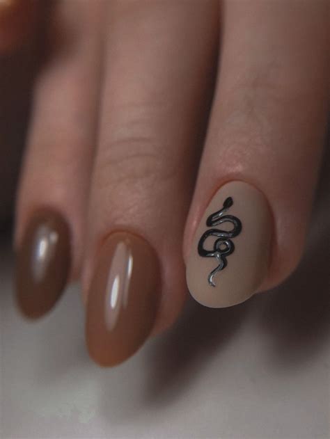 Дизайн маникюра змея стемпинг | Nails, Manicure