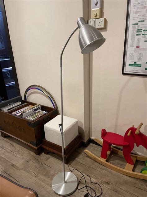 Ikea Lersta Floor Reading Lamp Aluminum, Furniture & Home Living ...