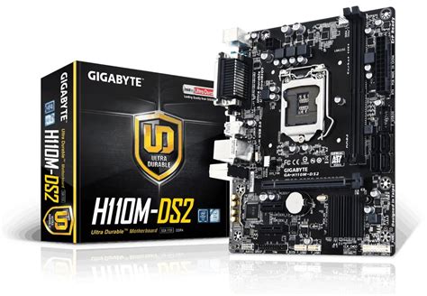 Bo mạch chủ Gigabyte H110M-DS2 (Chipset Intel H110/ Socket 1151/ 2 x ...