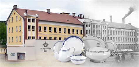 Historie karlovarský porcelán Rudolf Kämpf