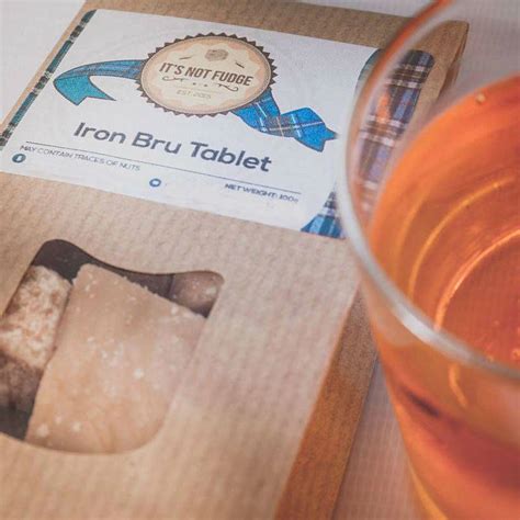 Iron Bru Tablet By It's Not Fudge | notonthehighstreet.com