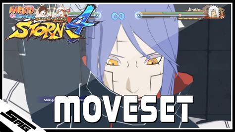Naruto Ultimate Ninja Storm 4 - Konan COMPLETE Moveset - YouTube