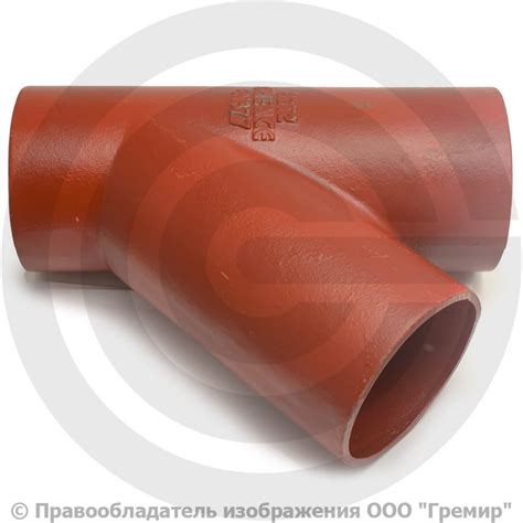 Тройник чугунный безраструбный SML Ду 50-50 45гр Китай купить в Москве ...